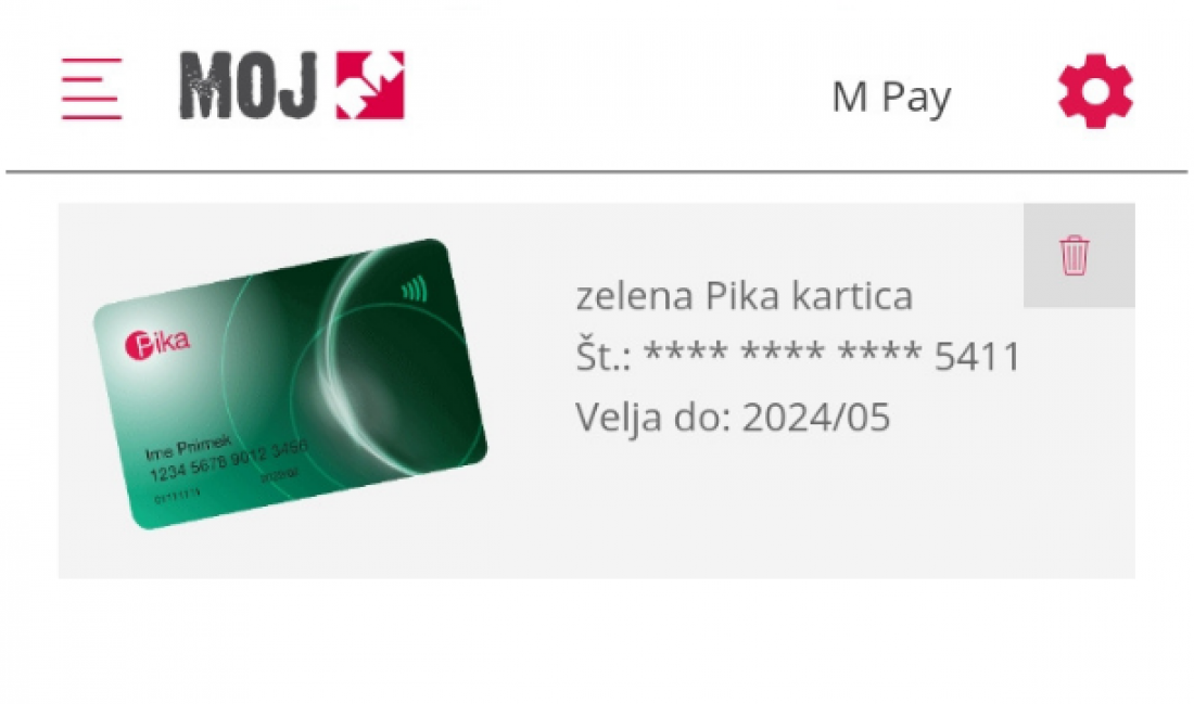 Mobilna denarnica Moj M » Mercator