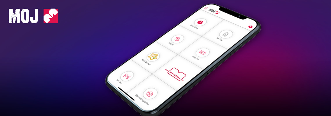 Mobilna aplikacija MOJ M » Mercator